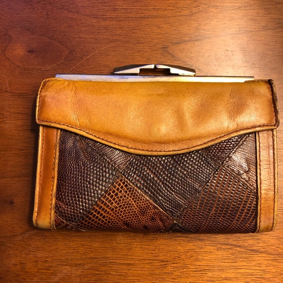 Bags | Vintage Genuine Lizard Wallet | Poshmark